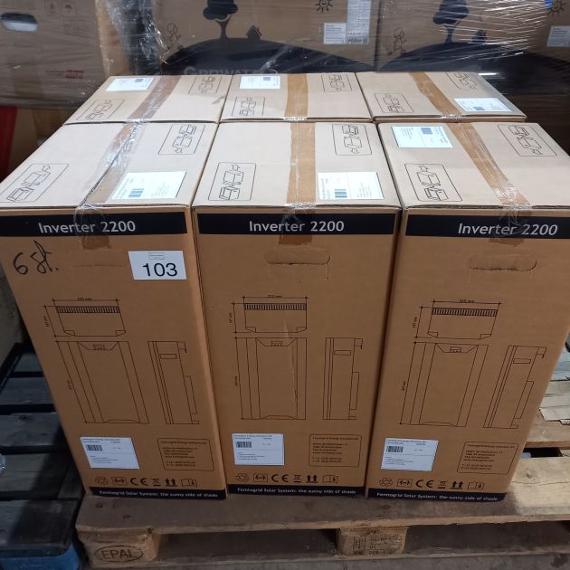 6st.nieuwe omvormers Femtogrid FG-I2200-001 | Online veiling | Pro+ ...